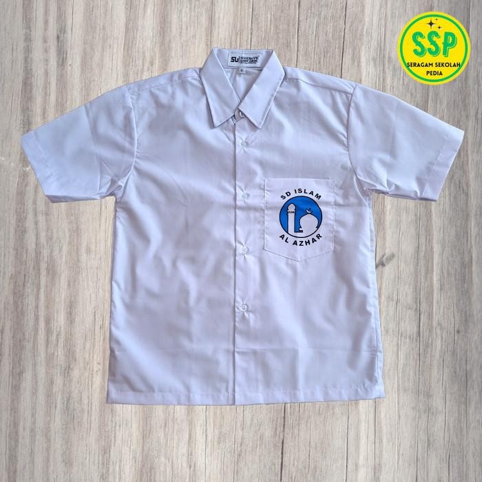 Jual Seragam Sekolah Sd Al Azhar Model Hem Putih Pendek Terbaru 100 % ...