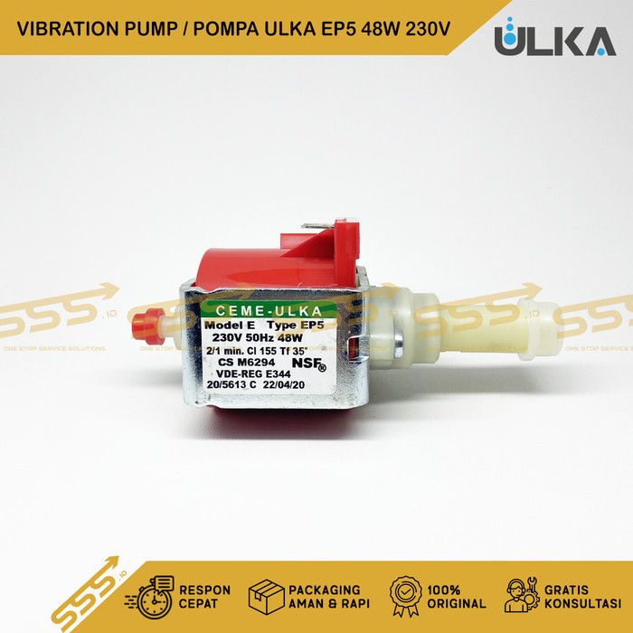 Jual Vibration Pump / Pompa Ulka Ep5 48W 50-60Hz 230V Se01 | Shopee Indonesia