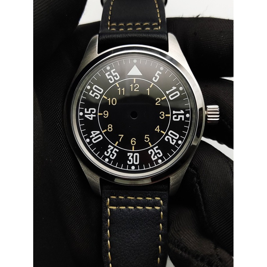 Jual Seiko Mod Paket Pilot Watch Case + Dial + Strap NH35/36 40mm ...