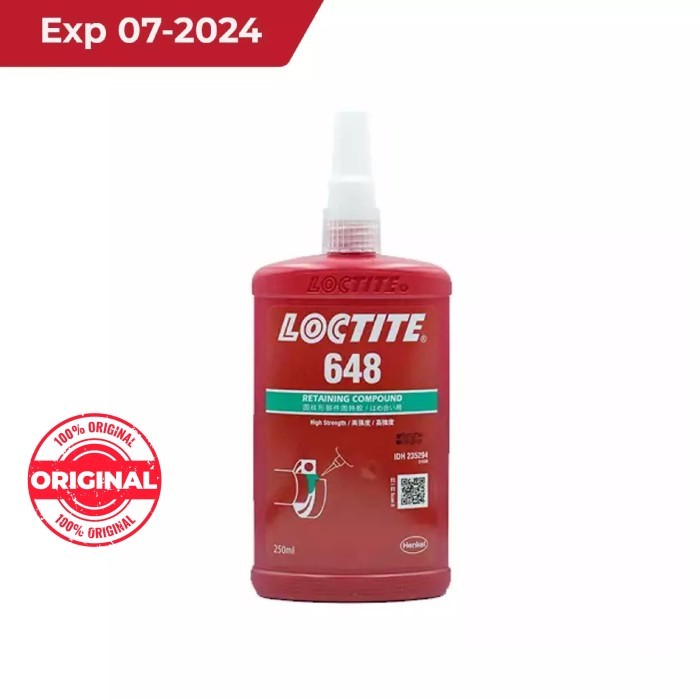 Jual LOCTITE 648 High-Strength Retaining Compound 250 ML | Shopee Indonesia