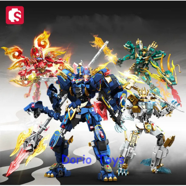 Jual Sembo Robot Mecha Armor - Koleksi Mythical Beast: Naga Azure ...