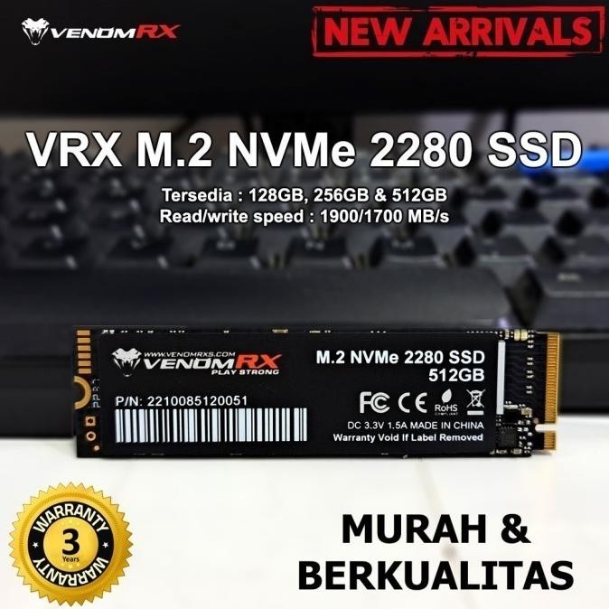 Jual Sale Ssd Venomrx Super 128Gb Nvme - Pcie Gen3X4 M.2 2280 Venom Rx 128 Gb | Shopee Indonesia