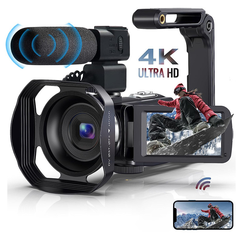 Jual 4K Digital Video Camera 60FPS 16X Digital Zoom Recording | Shopee ...