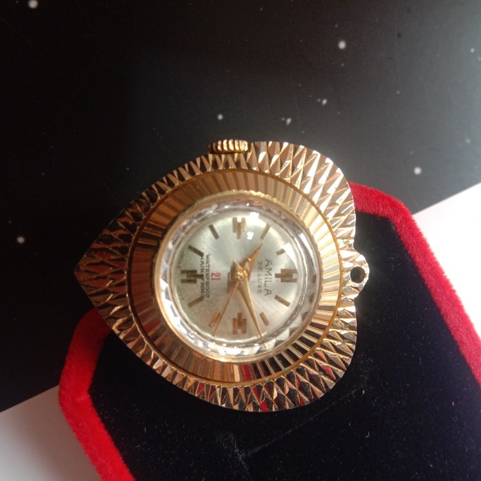 Jual (Termurah) Jam saku atau liontin amila watch manual winding ...