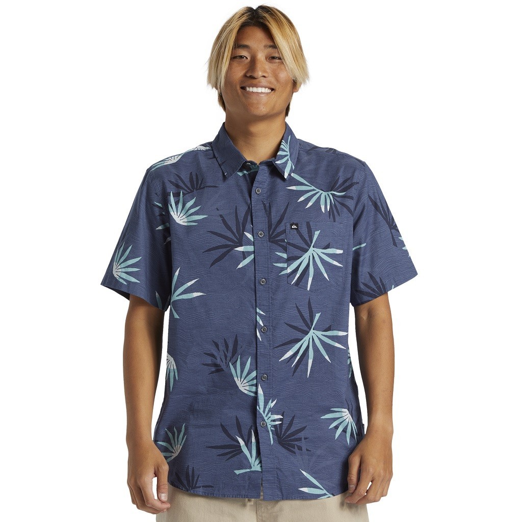 Jual Quiksilver Men Apero Classic Shirt Vintage Indigo Apero Classi Ss ...