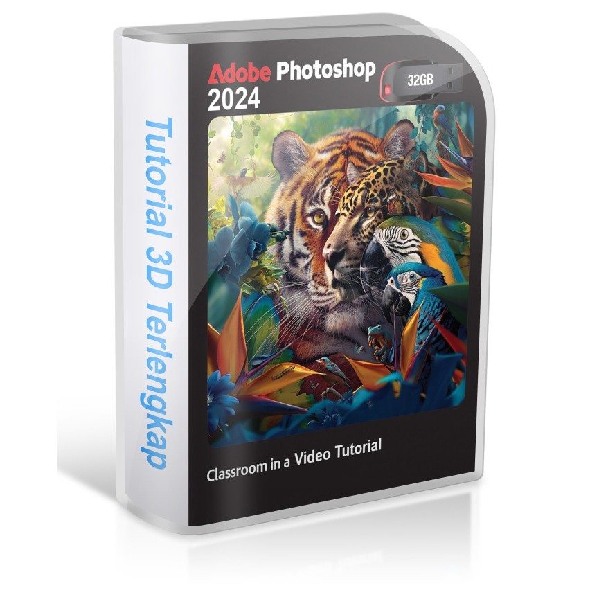 Jual FD32GB Adobe Photoshop 2024 Mastering Video Tutorial Series Photo ...
