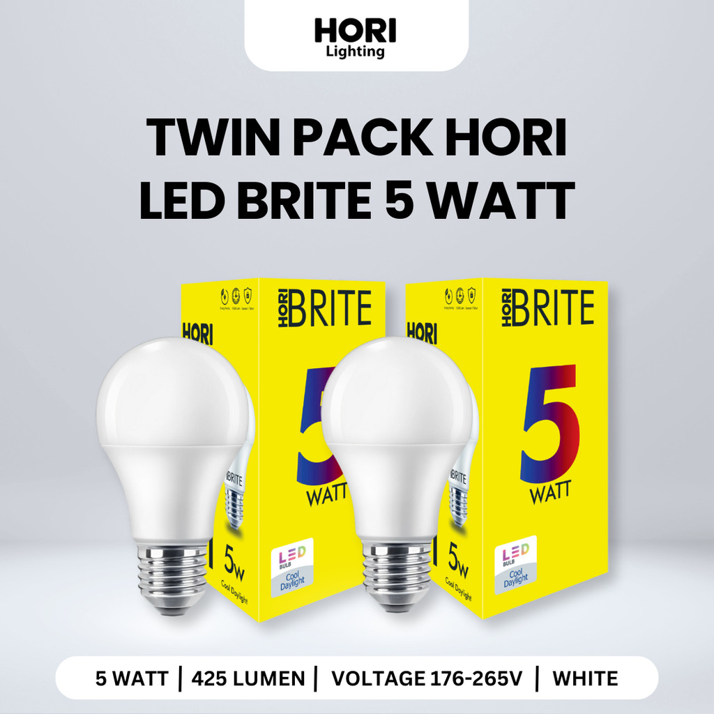 Jual TWIN PACK HORI LED BRITE - 5 Watt | Shopee Indonesia