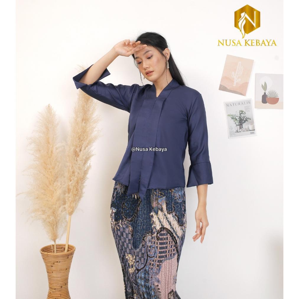 Jual marin atasan kebaya katun model kutubaru floy baloteli / baju ...