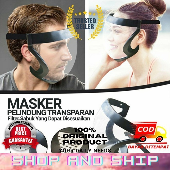 Jual Face Shield Akrilik Full Face Anti Fog Pelindung Wajah Kacamata ...