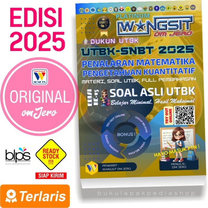 Jual [UTBK 2025] Buku Wangsit Om Jero UTBK SNBT 2025 - PENALARAN MATEMATIKA & PENGETAHUAN ...
