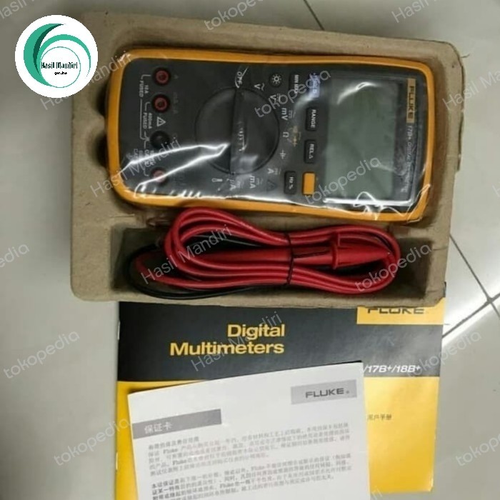 Jual Fluke 17B+ Digital Multimeter Multitester Avometer Original Murah ...