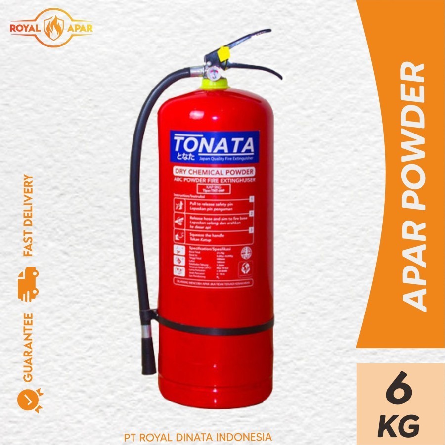 Jual Rekomendasi Terbaik !! Apar 6 Kg Tonata / Foam 6 Kg / Set Komplit ...