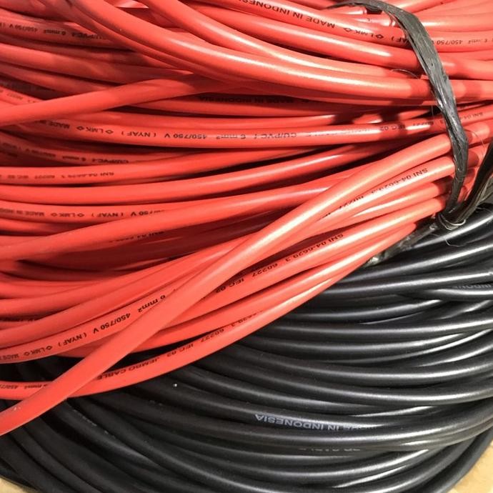 Jual Kabel NYAF Serabut Asli Tembaga 4mm Merah dan Hitam di jual Meteran | Shopee Indonesia