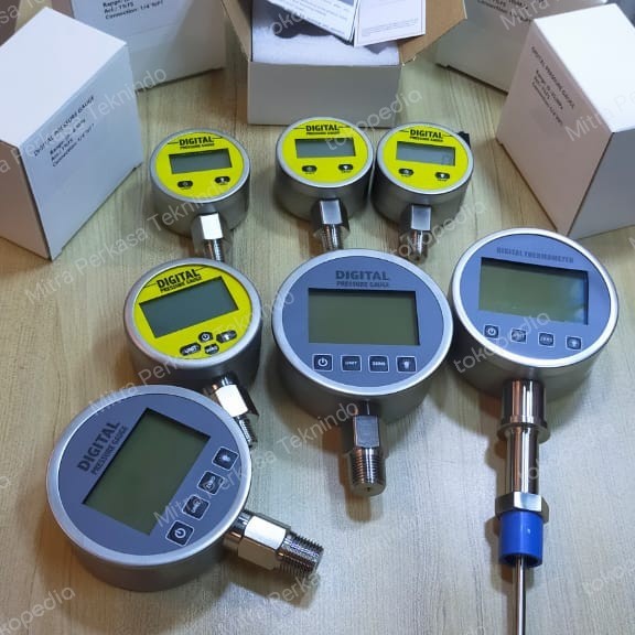 Jual Banting Harga Pressure Gauge Digital 0 - 40 Bar / Digital ...