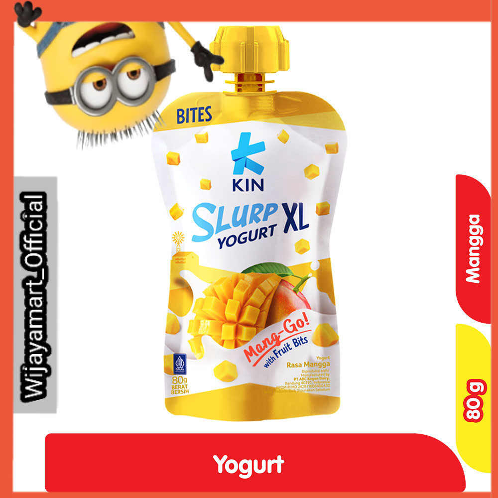 Jual Kin Yogurt Slurp XL Mangga 80 g | Shopee Indonesia