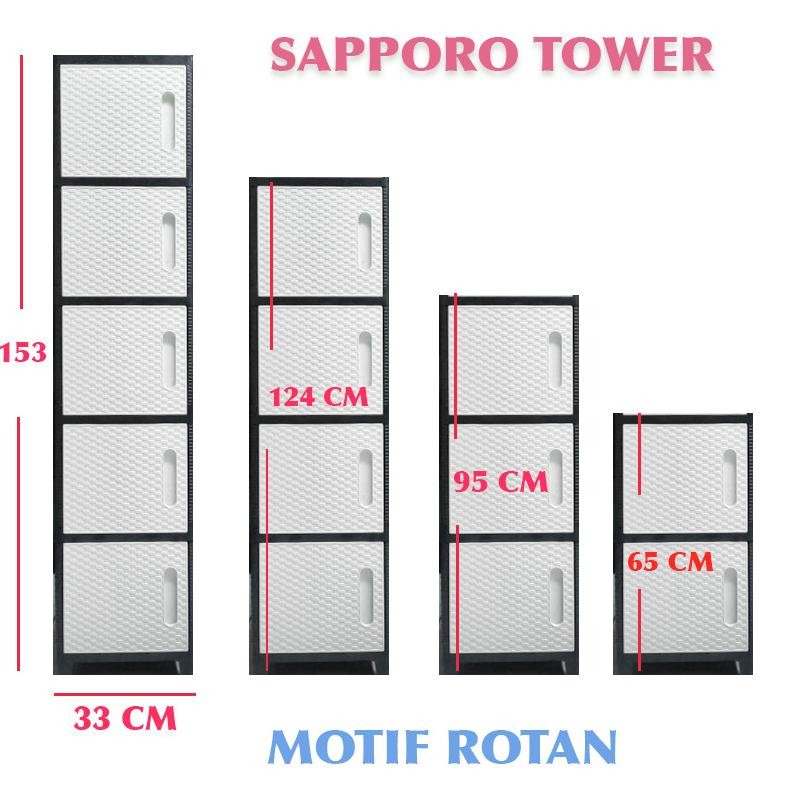 Jual Lemari Plastik / LACI PLASTIK LOCKER SERBA GUNA Susun 2 3 4 5 ...
