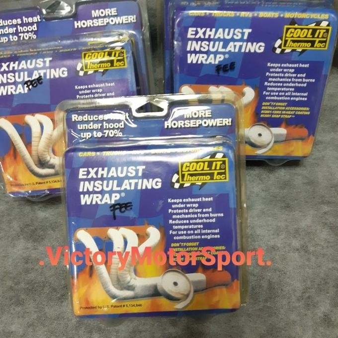 Jual PEMBUNGKUS HEADER KNALPOT COOL IT EXHAUST WRAP MOBIL DAN MOTOR ...