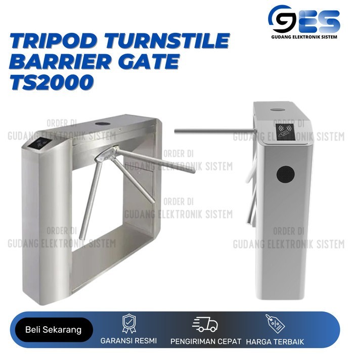 Jual Tripod Turnstile Barrier Gate Ts2000 Plus Palang Pintu Putar 
