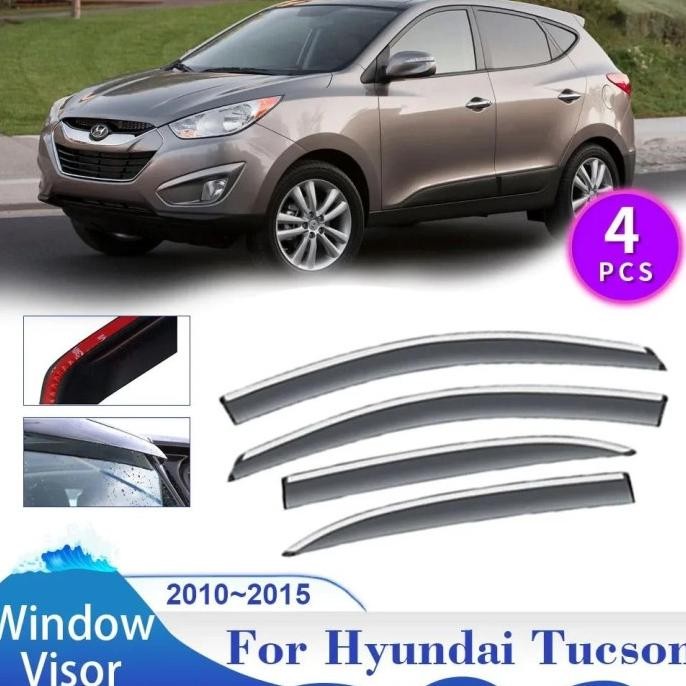 Jual Hyundai Tucson Ix35 Lm 20102015 Car Windows Visor Vent Smoke ...