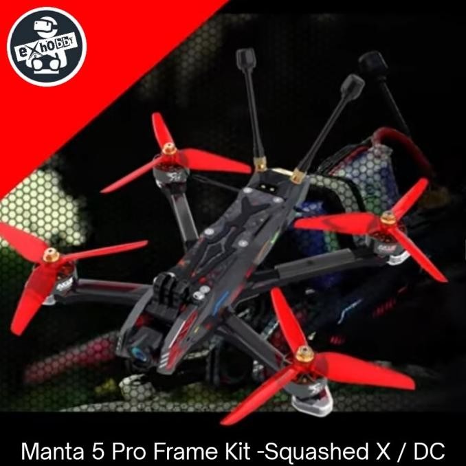 Jual Axisflying Manta 5 Pro 5 inch Squashed X / DC frame kit for DIY ...