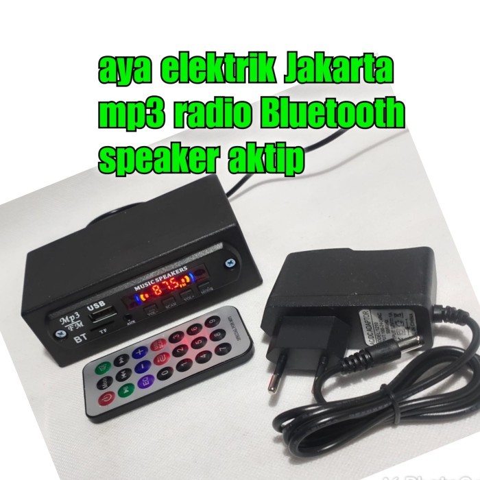 Jual Mp3 Player Bluetooth Modul Mp3 Bluetooth Rakitan Dan Adaptor 12 Volt | Shopee Indonesia