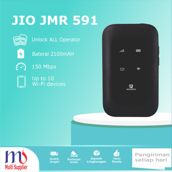 Jual Modem Mifi JIOFi JMR591 4G LTE Unlock All Operator 150 Mbps ...