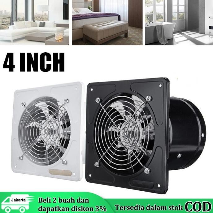 Jual EXHAUST FAN DINDING 4INCH KIPAS EXHAUST VENTILASI DINDING EXHAUST ...