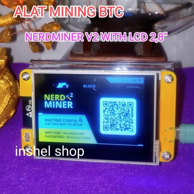Jual Alat Mining BTC-Nerdminer V2 Display LCD 2,8 inch | Shopee Indonesia