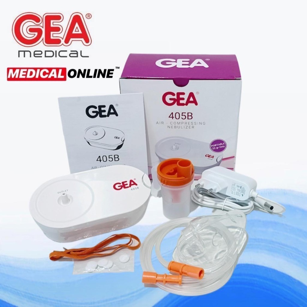 Jual NEBULIZER GEA 405B COMPRESSOR ALAT UAP NAFAS MEDICAL ONLINE R8E51 ...