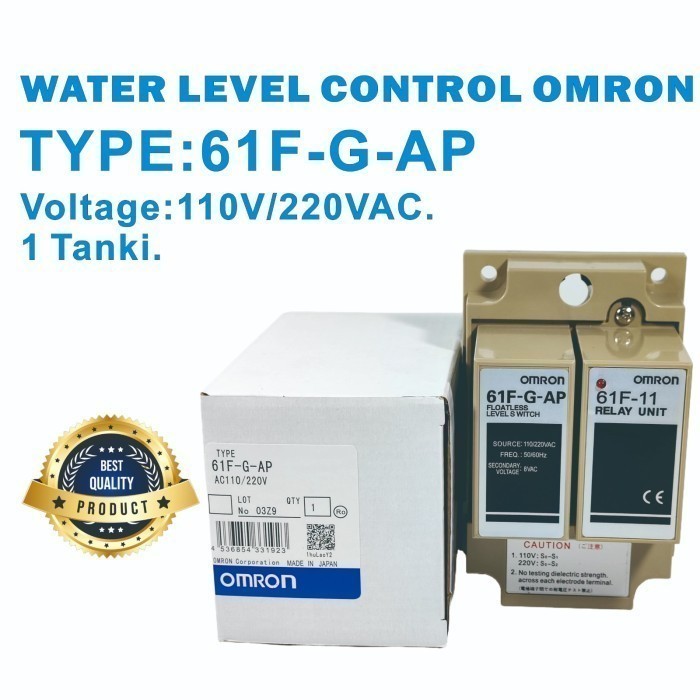 Jual TERMURAH - FLOATLESS LEVEL SWITCH WATER LEVEL CONTROL WLC 1 TANKI 61F-G-AP OMRON | Shopee ...