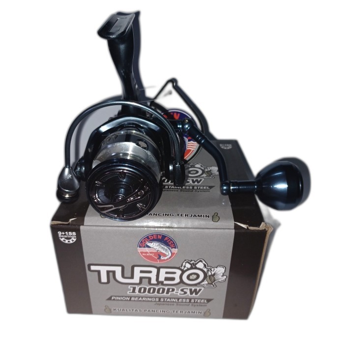 Jual REEL GOLDEN FISH TURBO 1000-SW | Shopee Indonesia