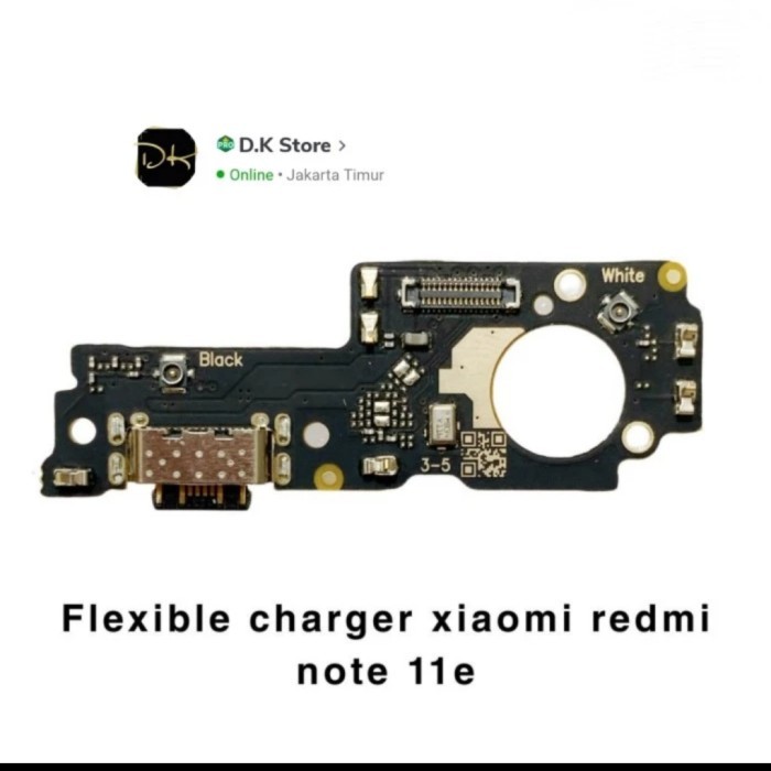 Jual FLEXIBLE CHARGER XIAOMI REDMI NOTE 11E PAPAN KONEKTOR CAS MIC ...