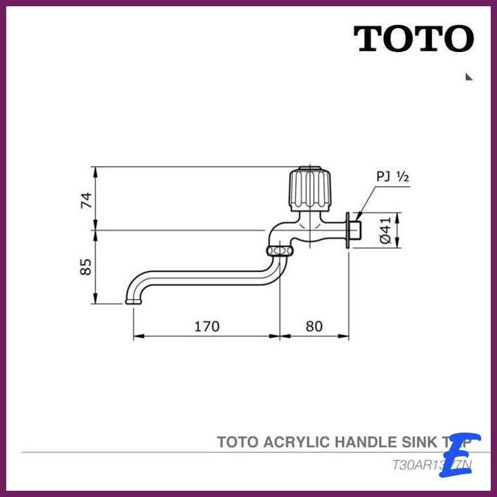 Jual | TTI | TOTO SINK TAP T30AR13V7N | KRAN - KERAN - KRAN AIR - KRAN ...