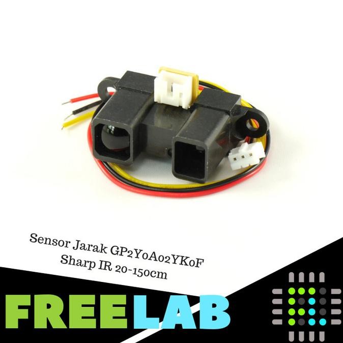 Jual Promo Sensor Jarak GP2Y0A02YK0F Sharp IR 20-150cm Distance Sensor ...