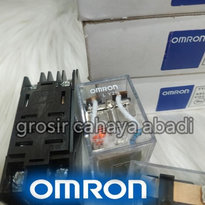 Jual Promo relay ly2n 220vac 8kaki 10a/relay ly2/relay 220v set socket COD | Shopee Indonesia