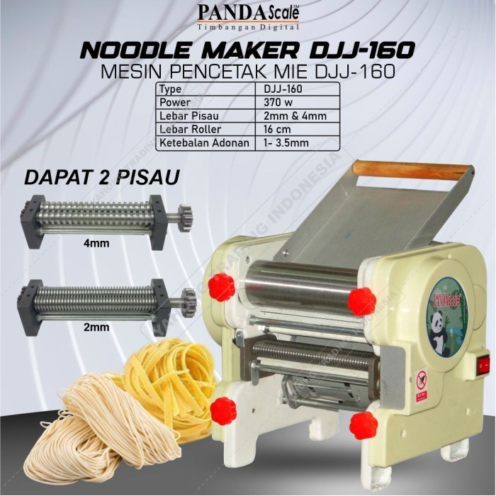 Jual Mesin Giling Mie / Penggiling Mie / Noodle Maker DJJ-160 | Shopee ...