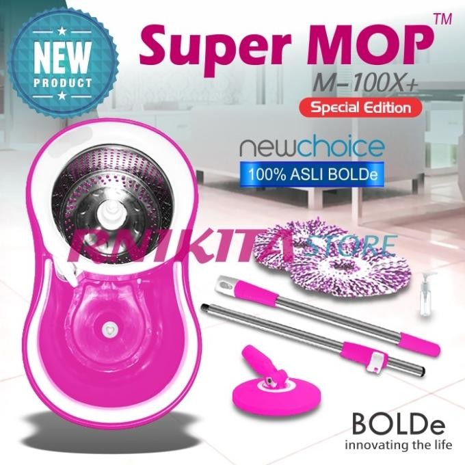 Jual Alat Pel Modern Super Mop Bolde Type M100X Plus Special Edition ...