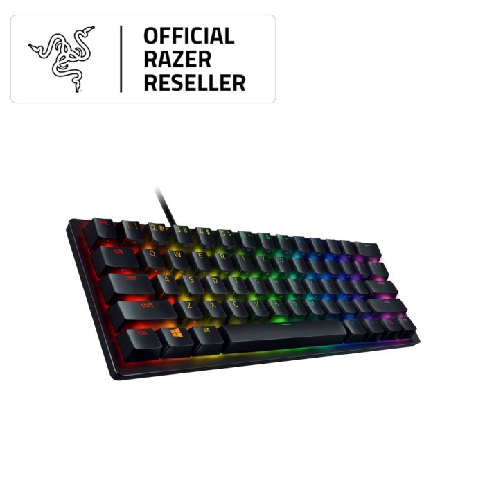 Jual Razer Huntsman Mini 60% - Clicky Purple Optical Switch | Shopee ...