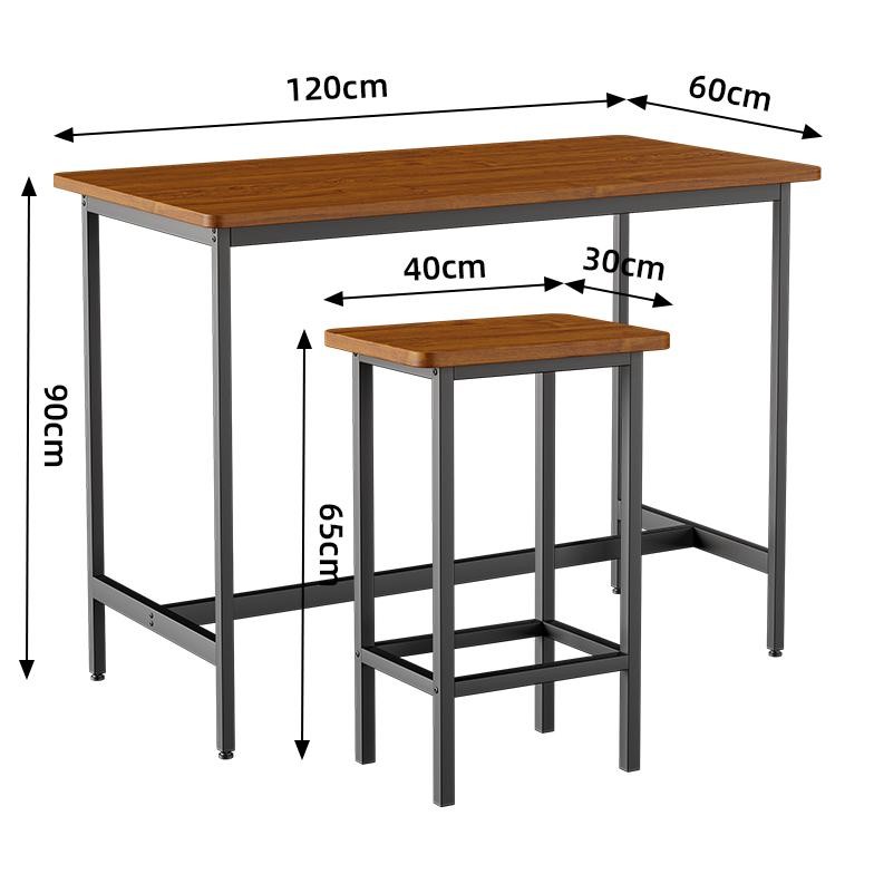 Jual Meja Bar Set 4 Kursi Meja Makan Minimalis Meja Bar Panjang Sempit ...