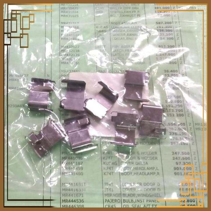 Jual [SPP] KLIP PLAT KAMPAS REM LANCER EVO 3 CB EVO 4 CK4 SET BRAKE PAD | Shopee Indonesia