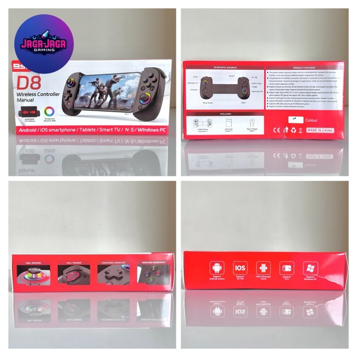 Jual BSP D8 Gamepad Telescopic (Bluetooth Controller for Nintendo ...