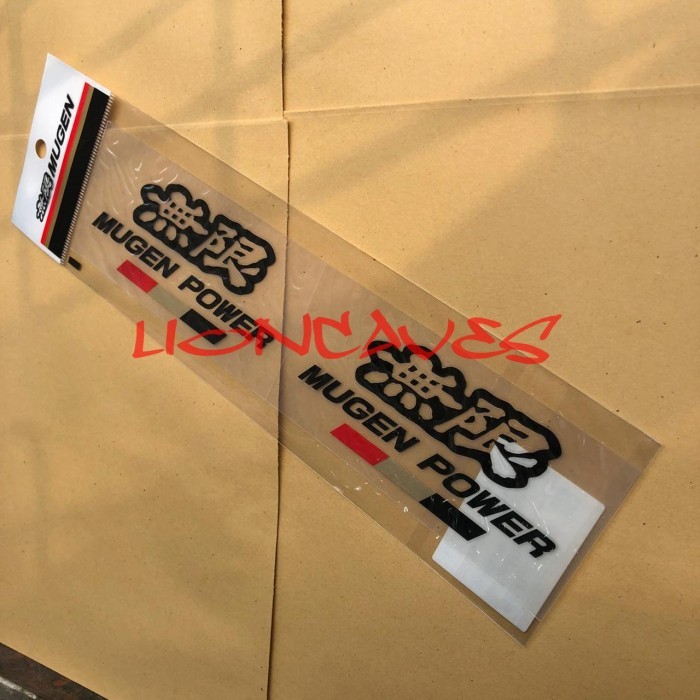 Jual Jual Original Mugen Power Stiker B Black - Small - Made In Japan ...
