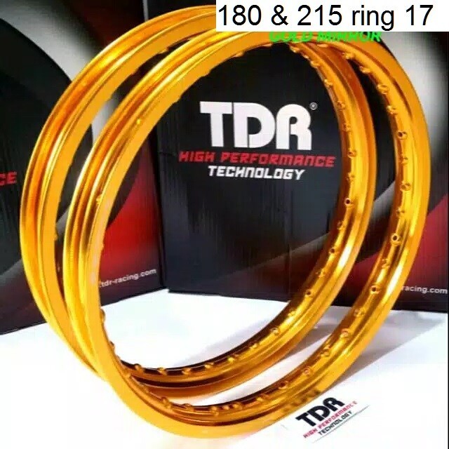 Jual Velg Rim Tdr Wx Shape 185 & 215 Ring 17 Set 2 Pcs Tdr Racing ...