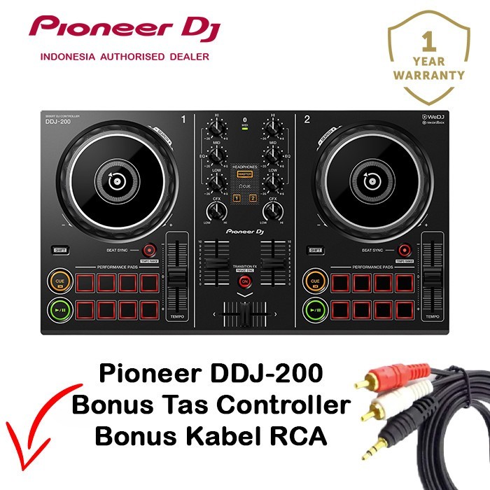 Jual Ptr Pioneer Ddj-200 Smart Dj Controller Ddj200 | Shopee Indonesia