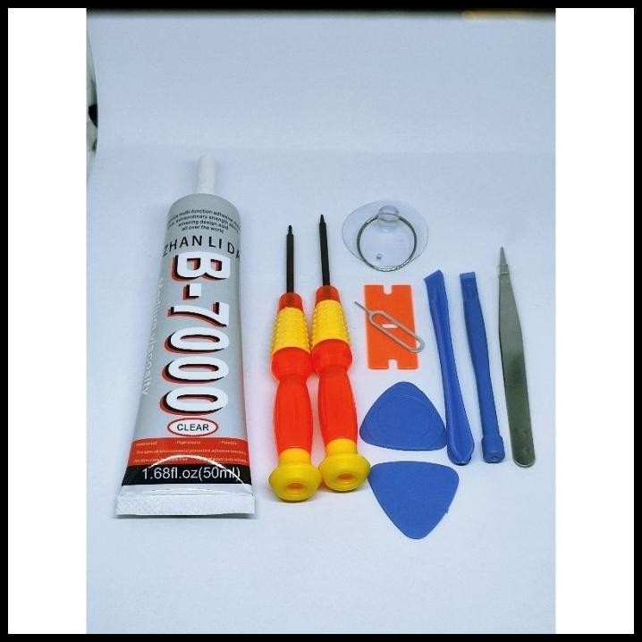 Jual OBENG 10 IN 1 / 8 IN 1 + LEM T7000 50ML / B7000 50ML + BAUD HP ...