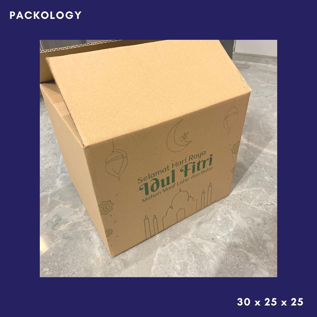 Jual Box Parcel 30X25X25 Cm Kardus Parcel Lebaran Idul Fitri Sembako ...