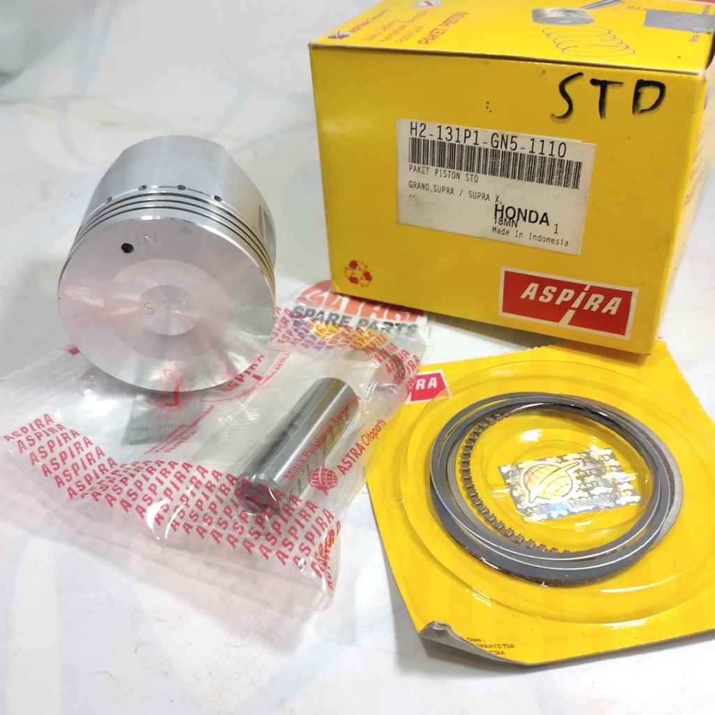 Jual Seher kit Grand Supra Prima STANDAR piston kit GN5 Aspira | Shopee ...