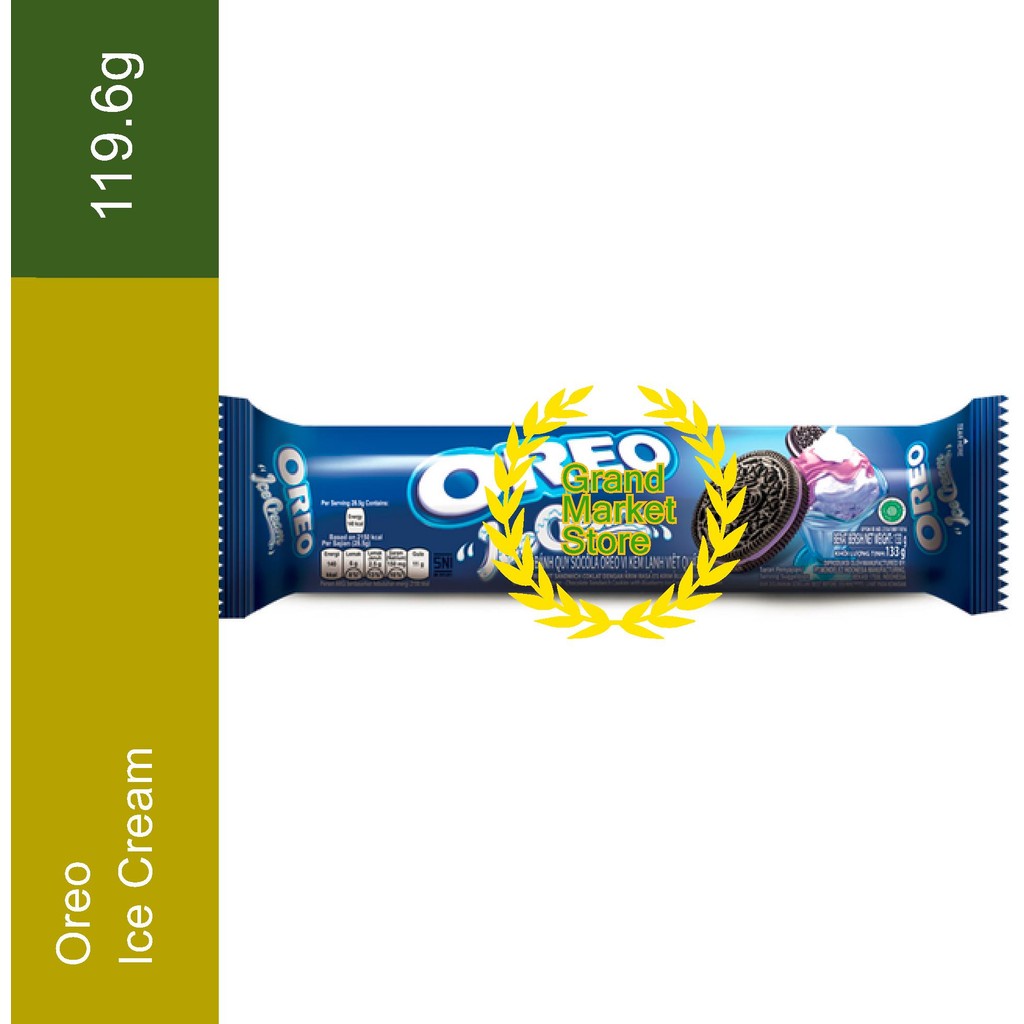 Jual Oreo Biskuit Lup Ice Cream Blueberry 119.6g Oreo Ice Cream Biskuit ...