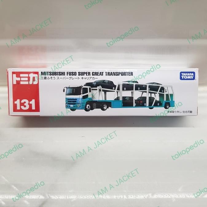 Jual Promo Tomica Mitsubishi Fuso Super Great Transporter original COD | Shopee Indonesia