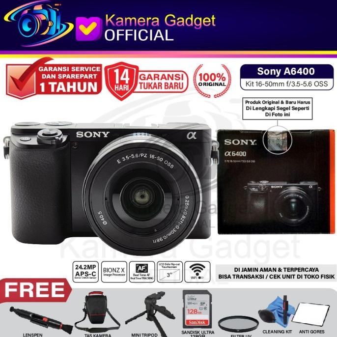 Jual Sony Alpha A6400 Kit 16-50Mm F3.5-5.6 Oss - Original Resmi ...